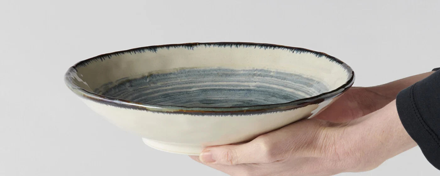 Handcrafted Japanese Pasta Bowls - Minoyaki Ceramic – Made In Japan ...